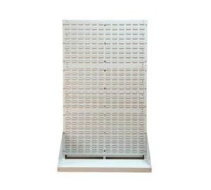Single Side Louvered Panel Floor Rack placed near work areas to improve ...