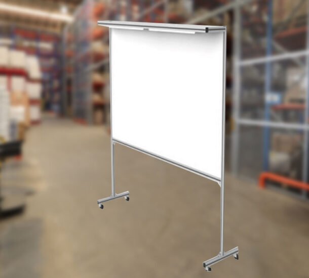 Mobile Stand Whiteboard With Tubelight Fitting | Illuminated Visual ...
